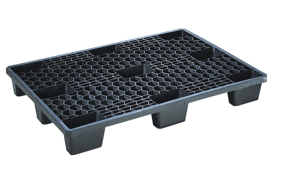 Plastpall 1200x800x140 mm / Mellomvektspaller / Paller / Material ...
